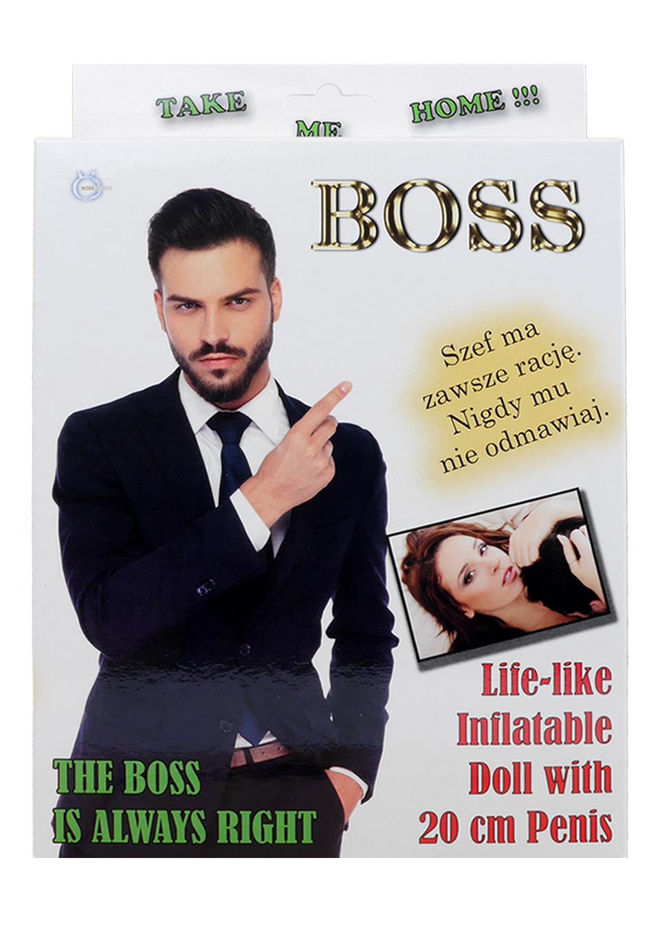 Inflatable doll Boss (with 20 cm penis)